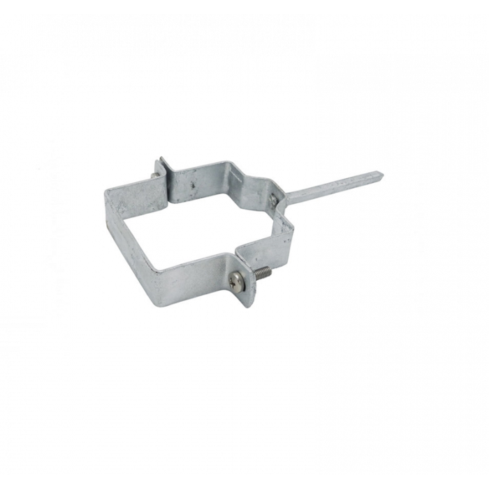 Verzinkte bevestigingsbeugel vierkant incl. slagpen